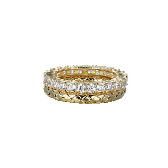 YG Diamondlite CZ Layered Ring – Cole and Co.
