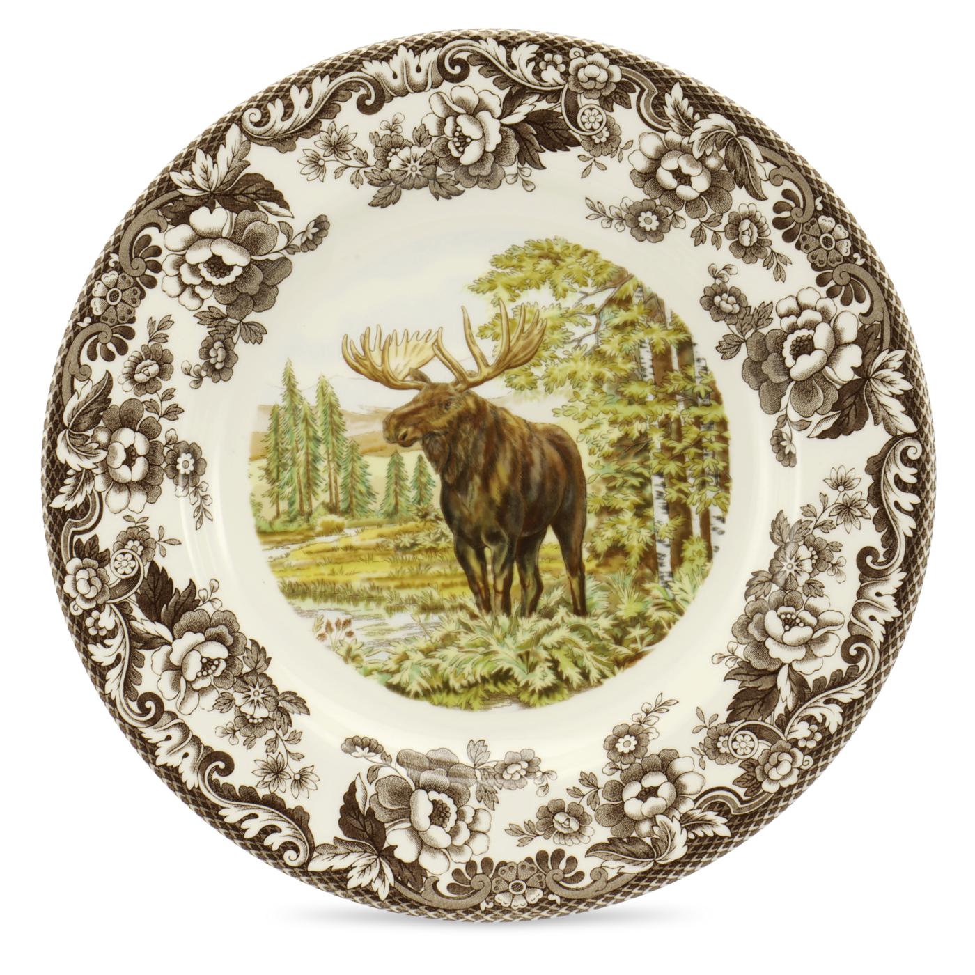Moose Dinner Plate 10.5" – Cole and Co.