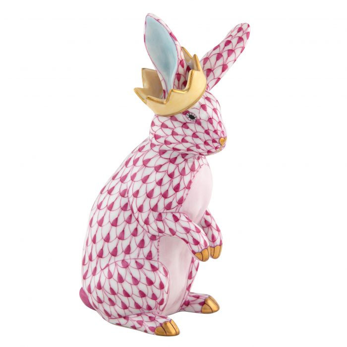 Raspberry Bunny with Crown – Cole and Co.