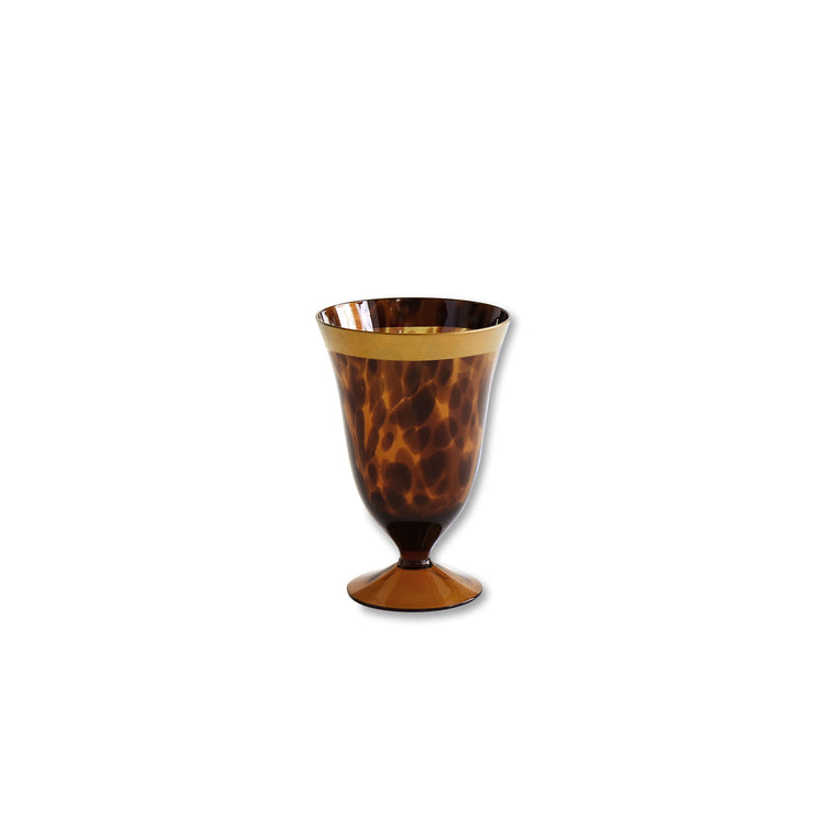 Tortoise & Gold Wine Goblet – Cole and Co.