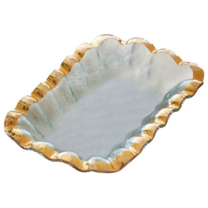 Ruffle Rectangular Bowl – Cole and Co.