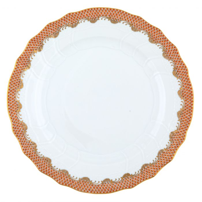 Rust Fish Scale Dinner Plate – Cole and Co.