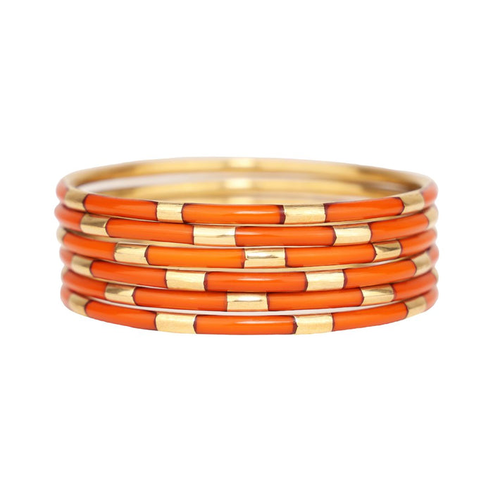 Veda Burnt Orange Bangles – Cole and Co.
