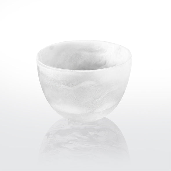 White Swirl Medium Deep Bowl – Cole and Co.
