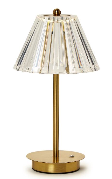 LED Table Lamp With Acrylic Shade – Cole and Co.