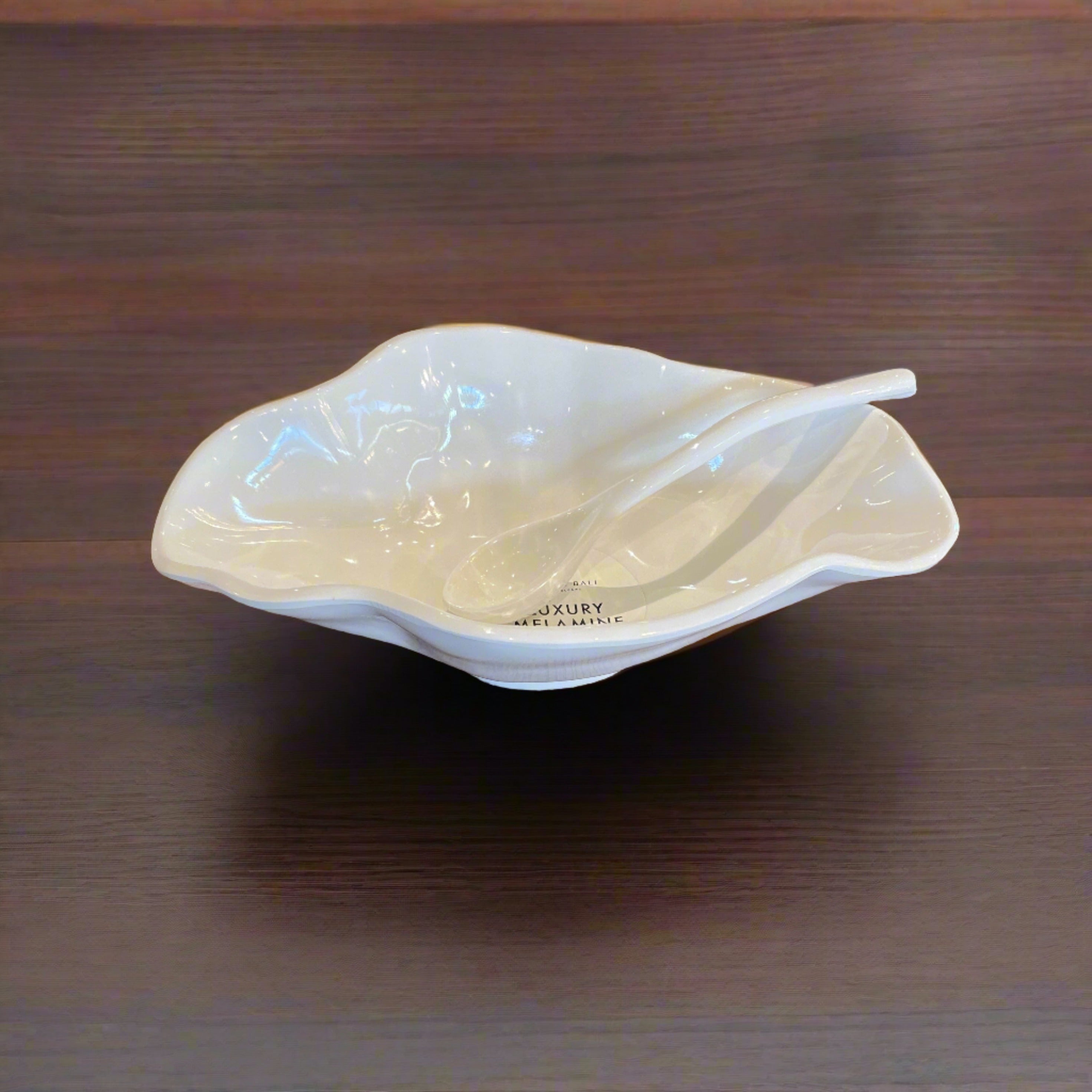 VIDA Havana Sm Oval Bowl With Spoon (White) – Cole and Co.