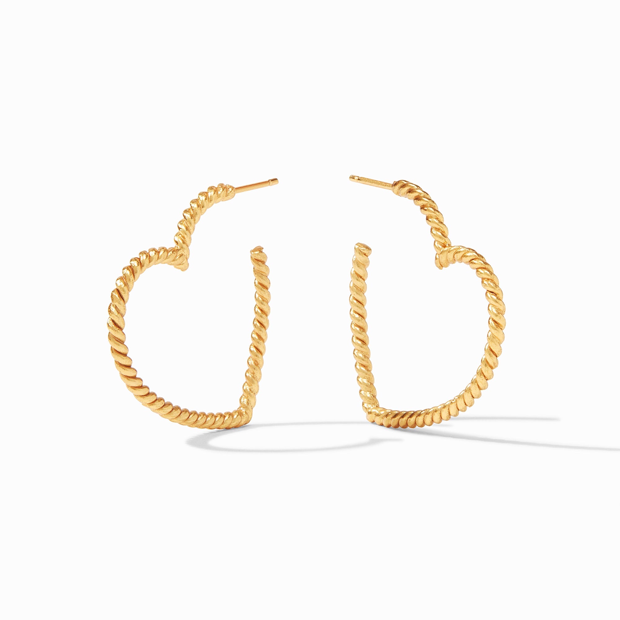 Esme Gold Heart Hoop – Cole and Co.