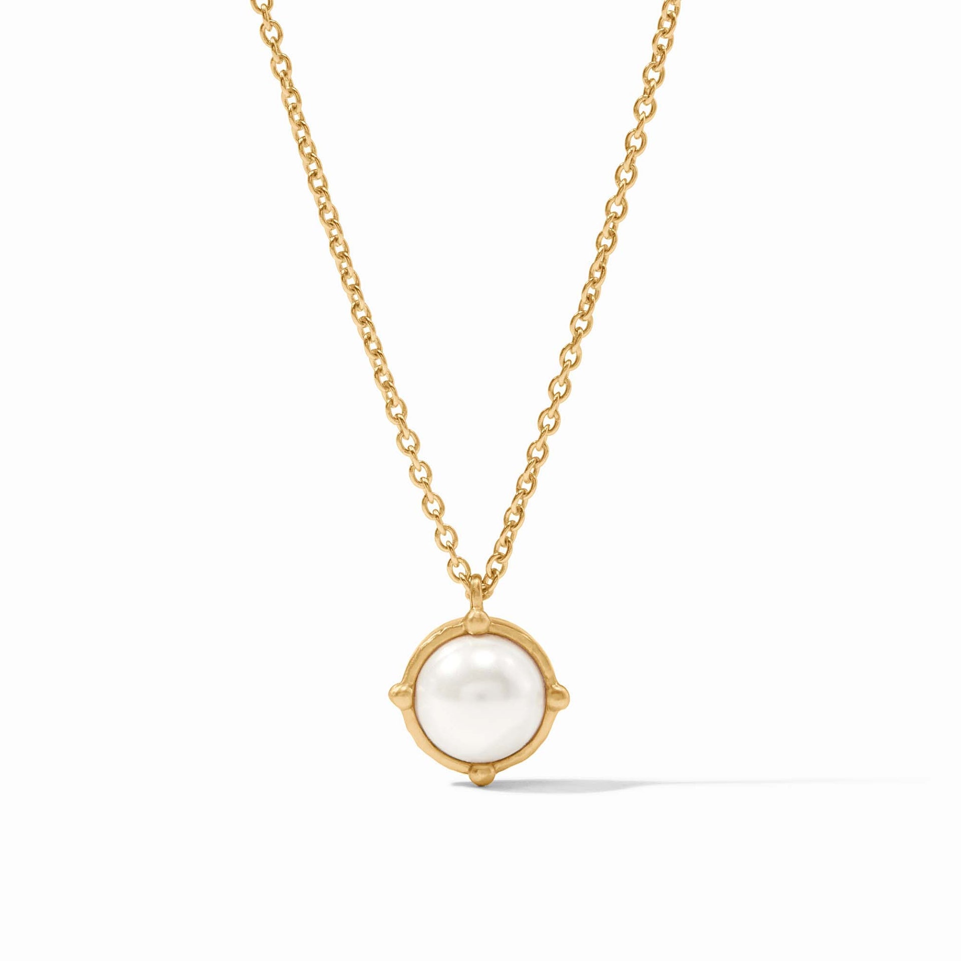 Honeybee Solitaire Necklace Pearl – Cole and Co.