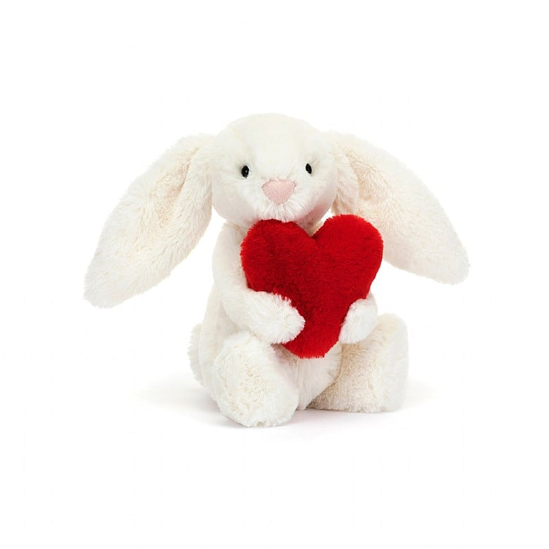Bashful Red Love Heart Bunny Little – Cole and Co.