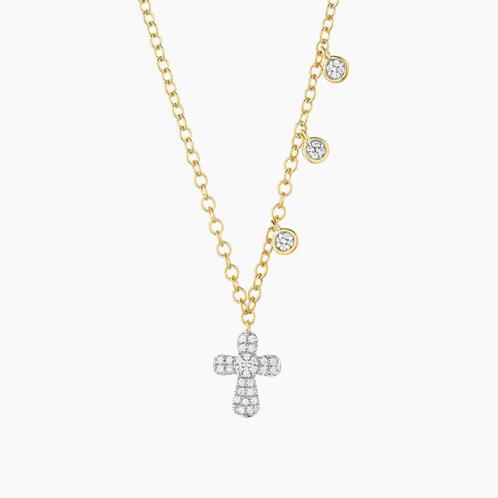 Pave Cross Necklace – Cole and Co.