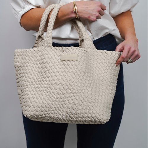 Bone Classic Woven Tote – Cole and Co.