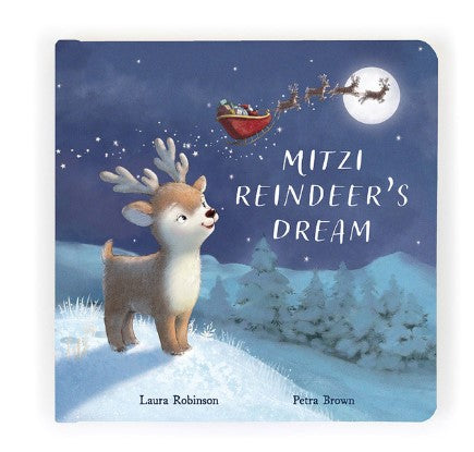 Mitzi Reindeers Cream Book – Cole and Co.