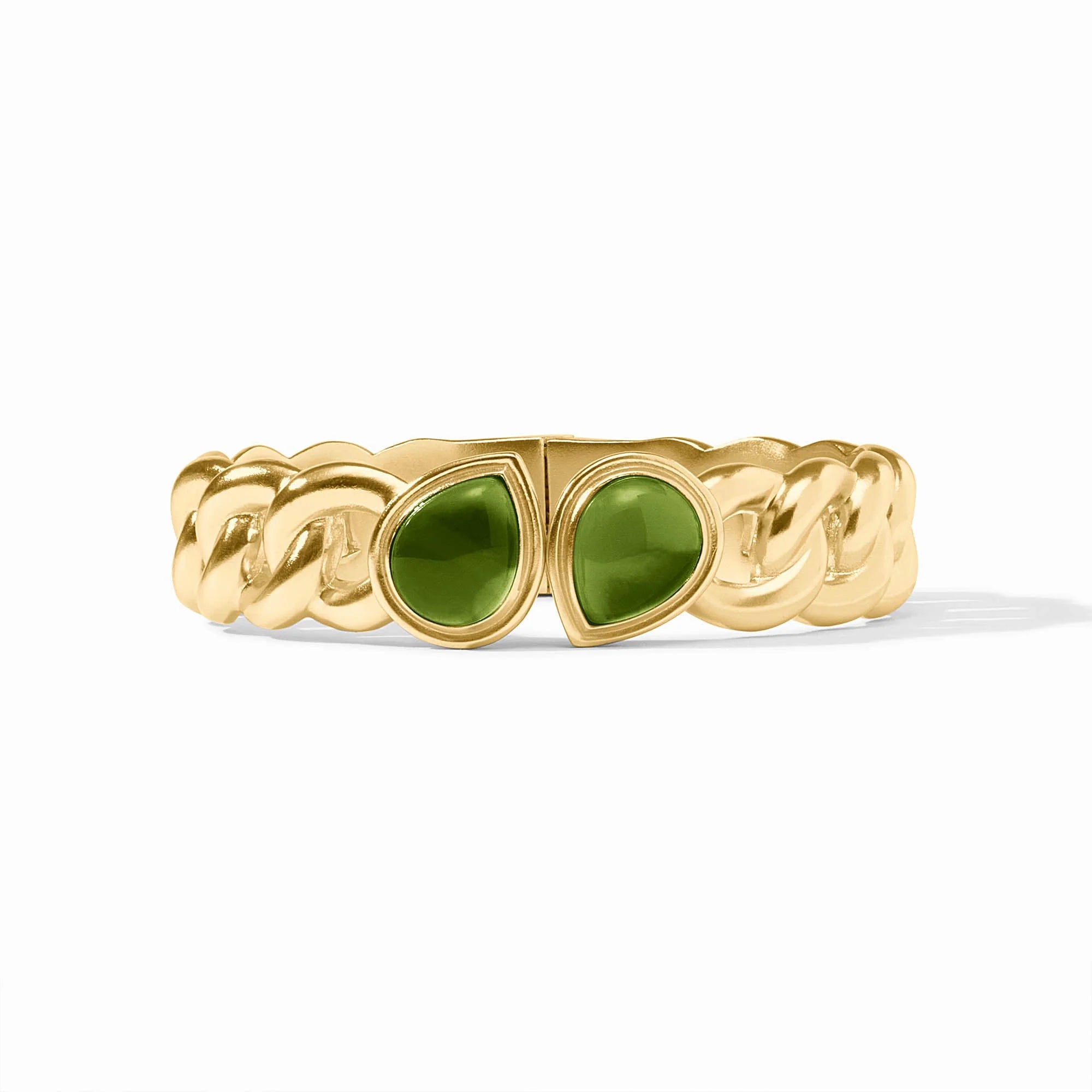 Dolce Iridescent Palmetto Hinge Bangle – Cole and Co.