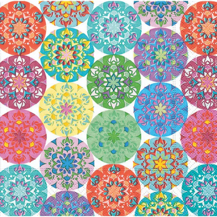 Mandala Multi Cocktail Napkins – Cole and Co.
