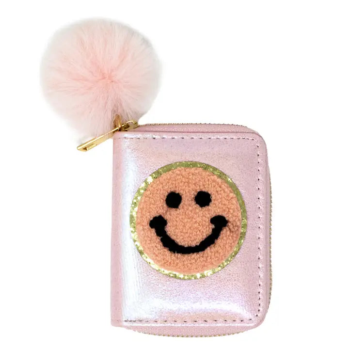 Shiny Happy Face Smile Wallet – Cole and Co.
