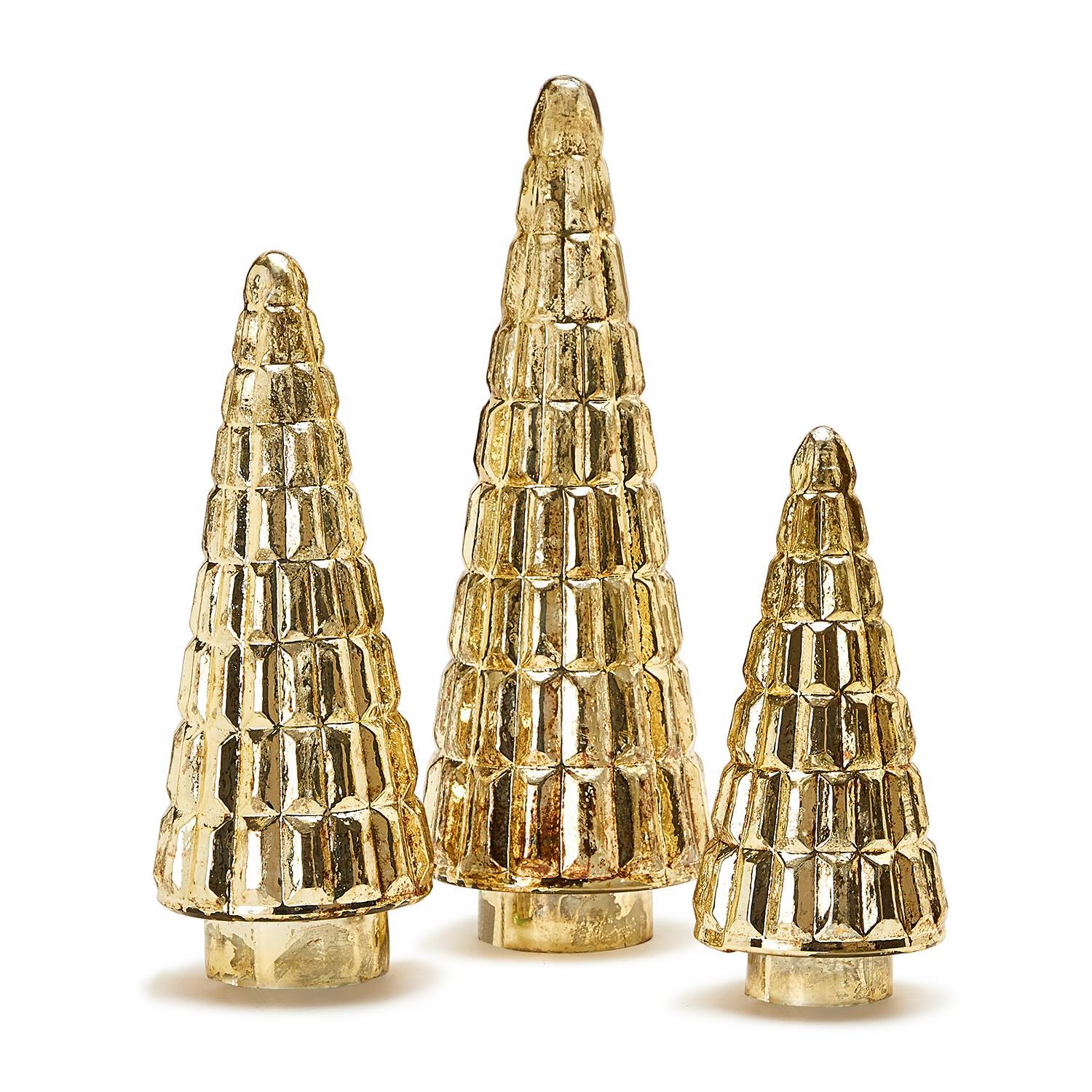 Gold Mercury Glass Tree – Cole and Co.