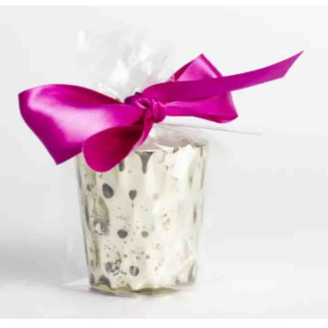 Anna McBee Filled Mercury Glass Votive Candle – Cole and Co.