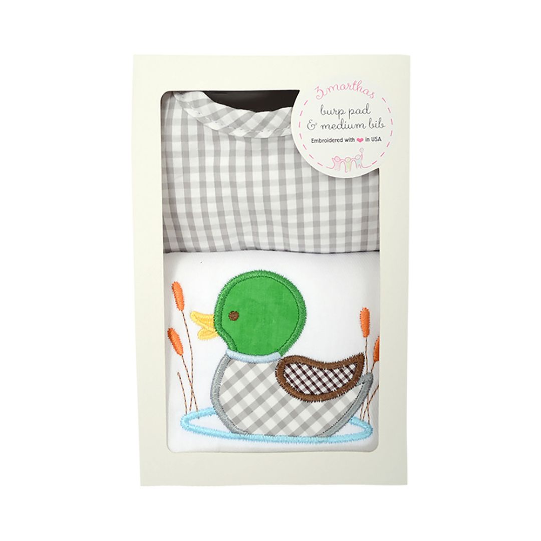 Mallard Bib & Burp Box Set – Cole and Co.