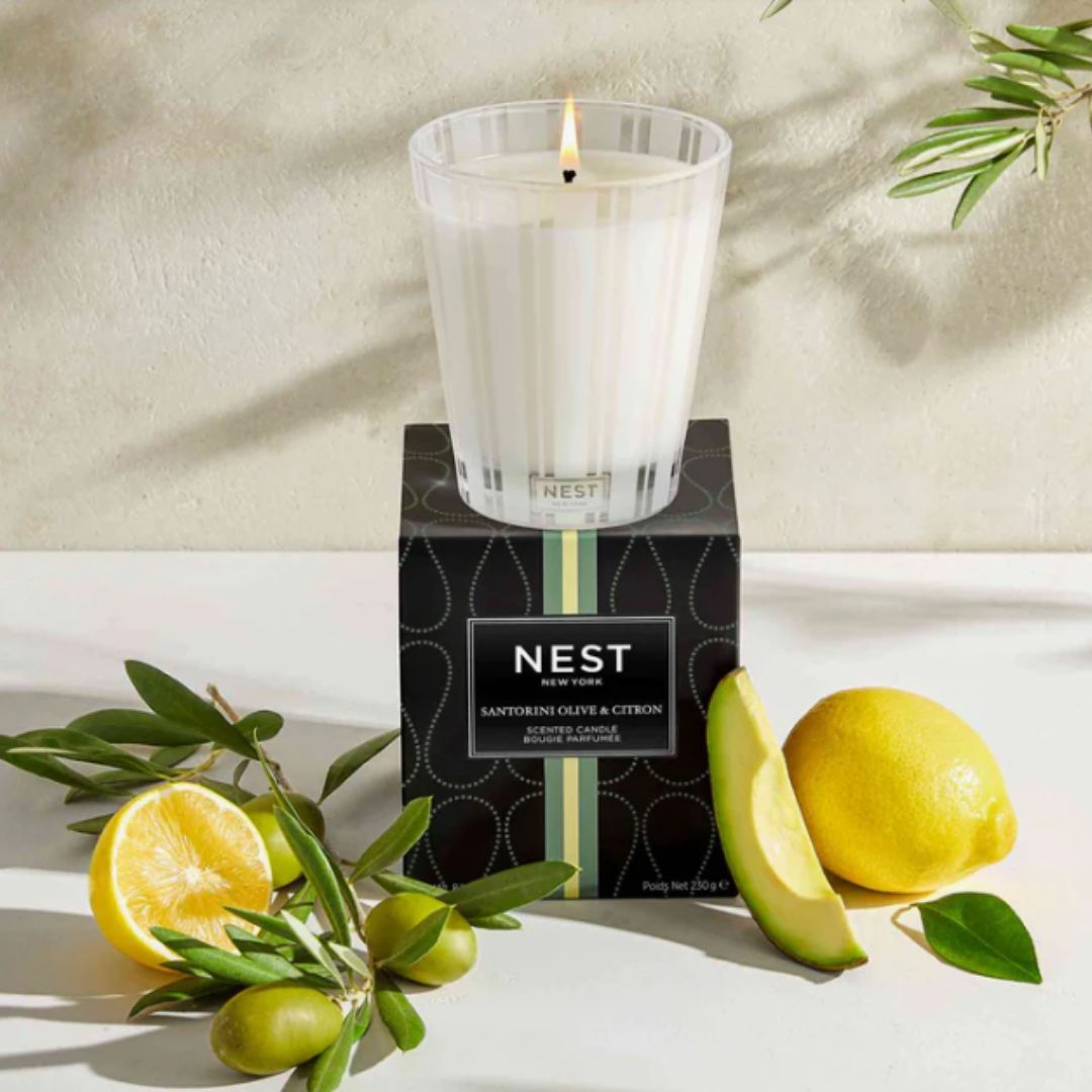 Santorini Olive & Citron Classic Candle – Cole and Co.