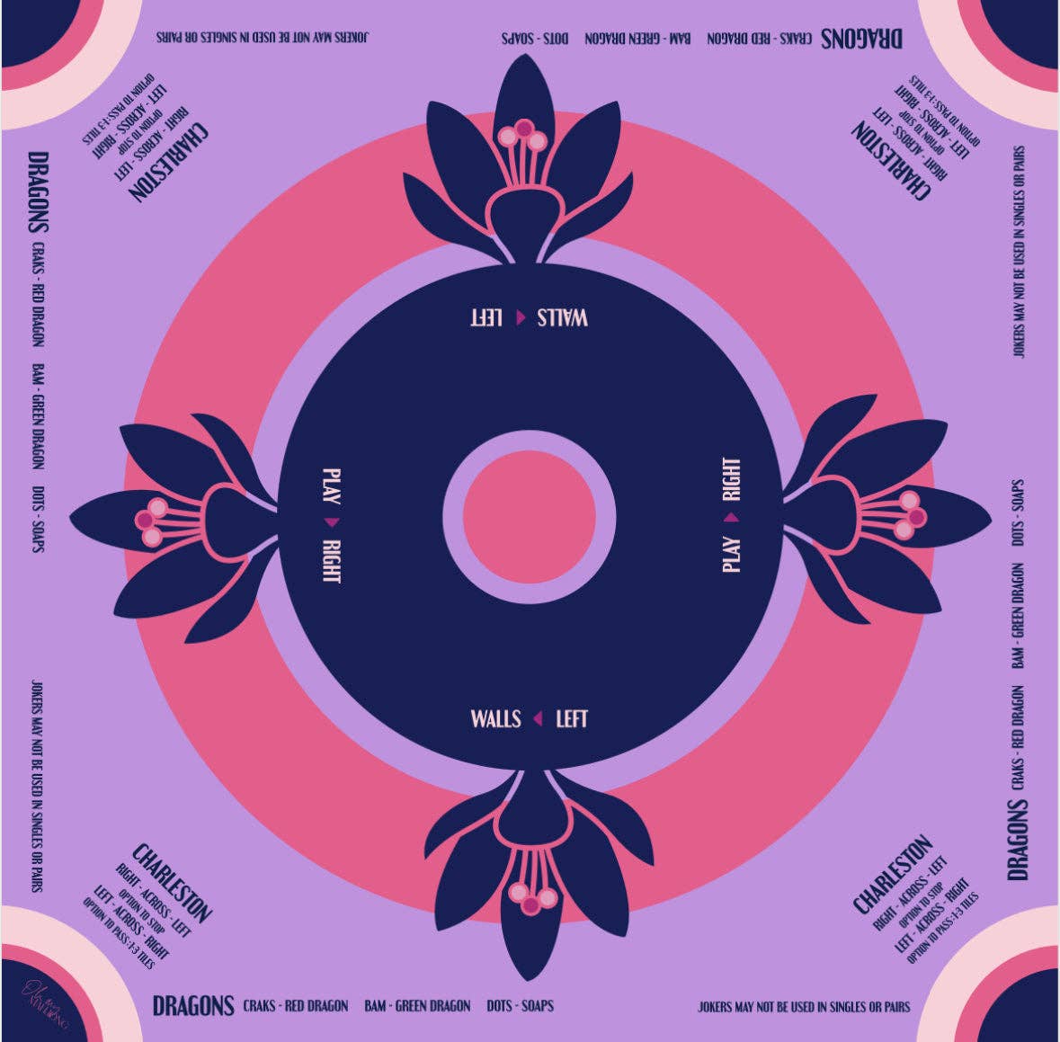 Lilac Preppy Soiree Mat – Cole and Co.